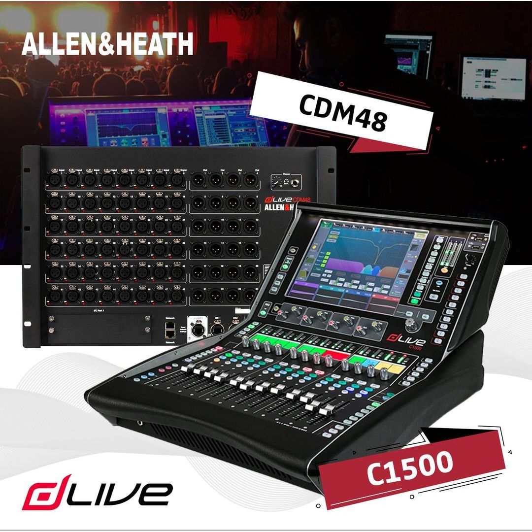 Allen&Heath dLive C1500 + dLive CDM48