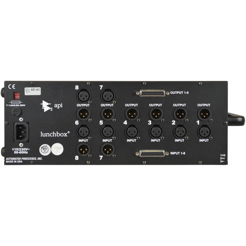 API 6B Lunchbox - Rack para Serie 500 de 6 espacios