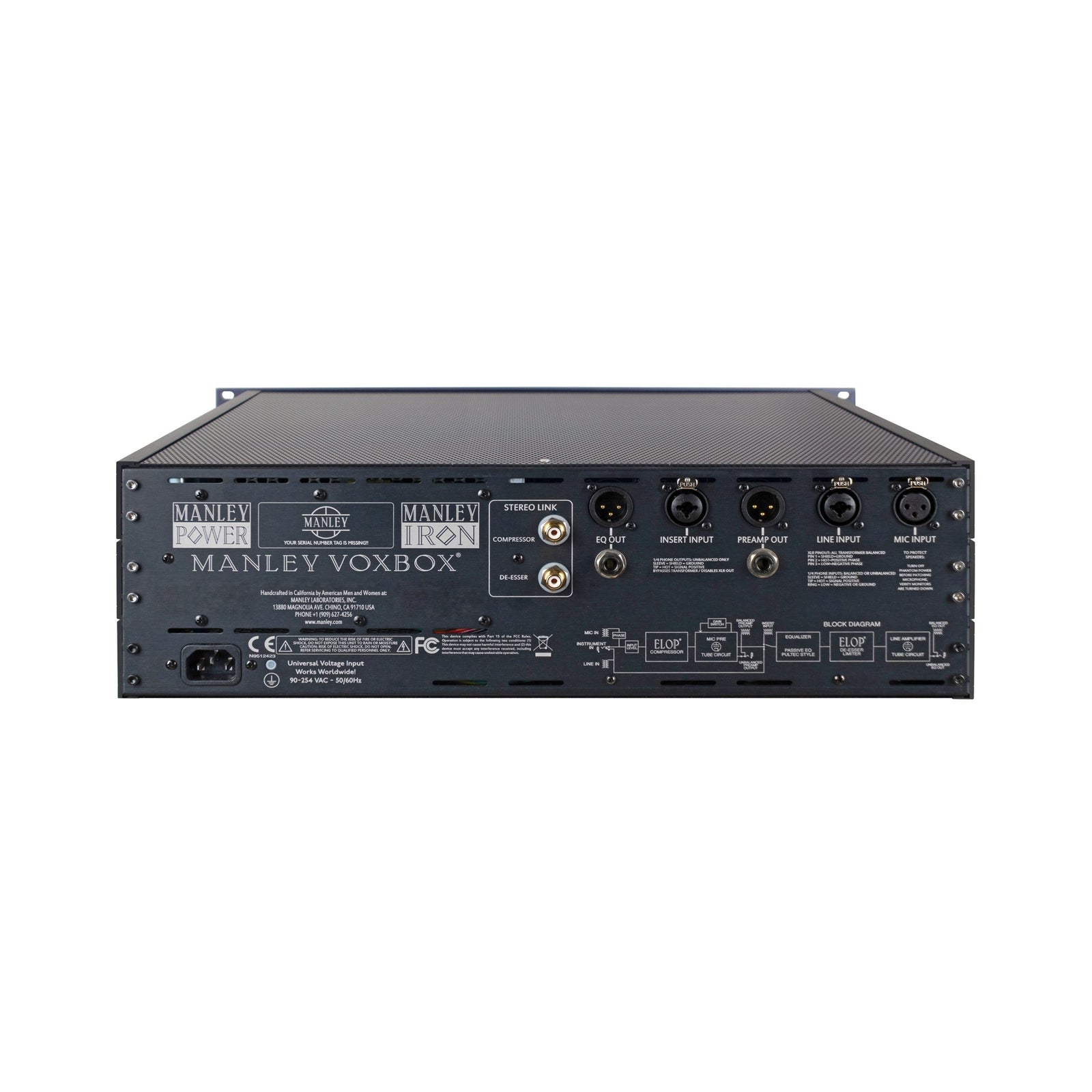 Manley Voxbox - Reference channel strip